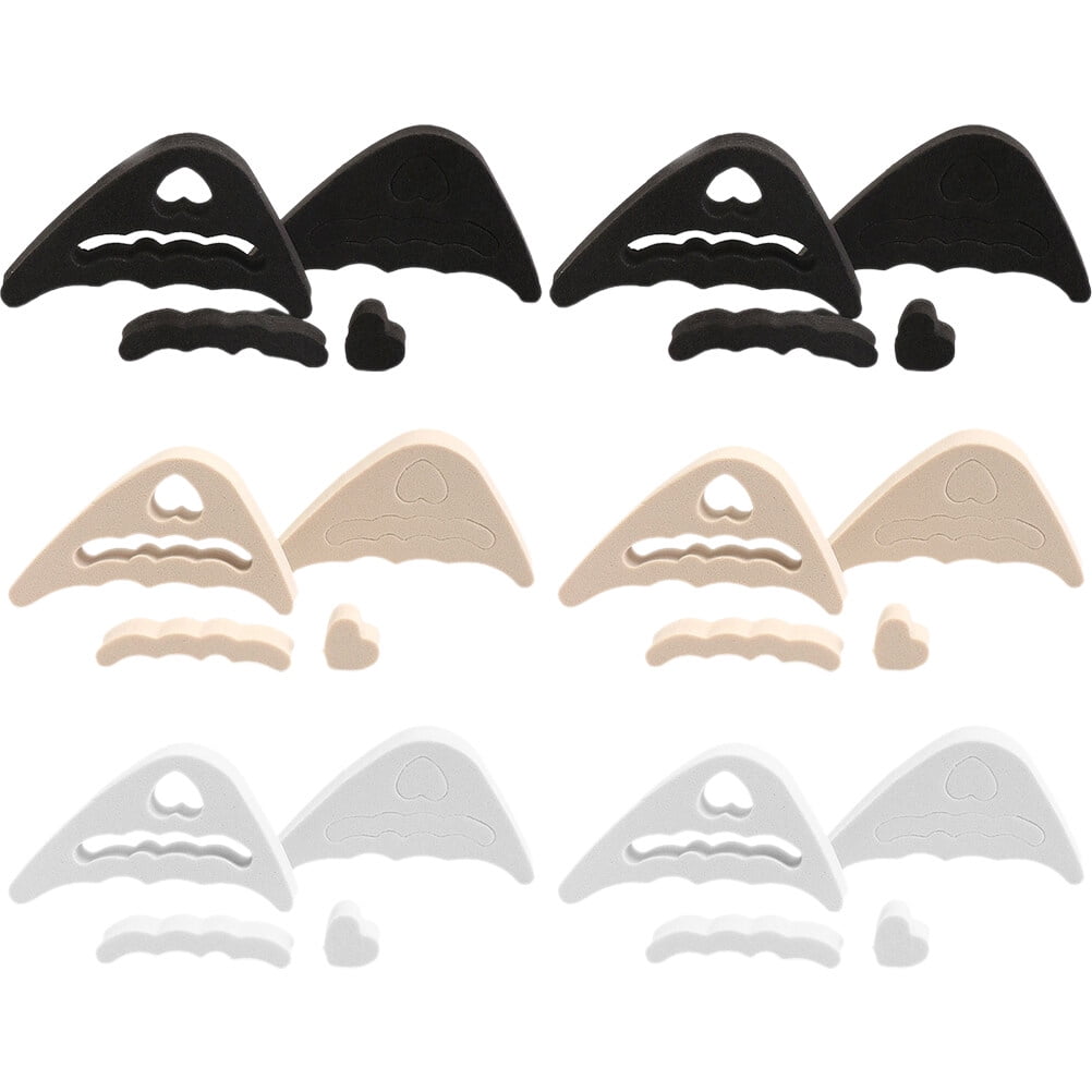 6 Pairs Adjustable Shoe Toe Inserts Shoe Toe Filler Inserts Reusable ...