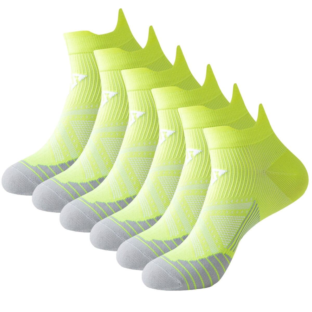 6 Pairs Ankle Compression Socks for Men and Women Low Cut Compression ...