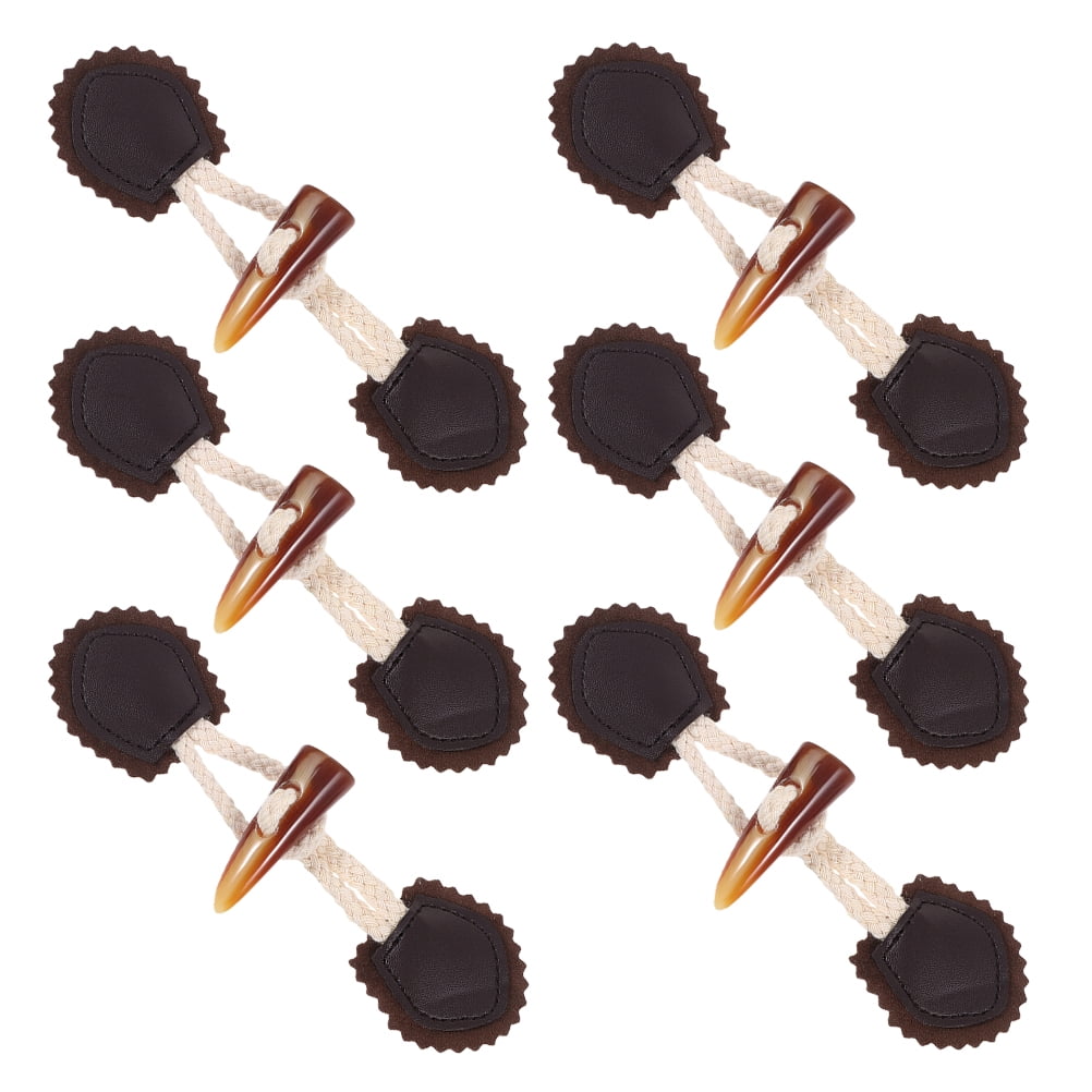 6 Pairs Backpack Buttons Hiking Coat Toggles Toggle Button For Coats ...