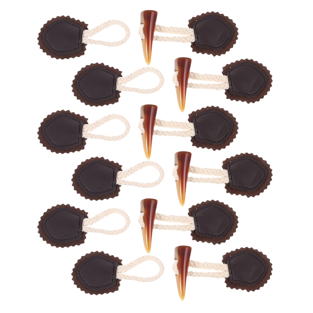 6 Pairs Backpack Buttons Hiking Toggle Closures For Clothing Toggle ...
