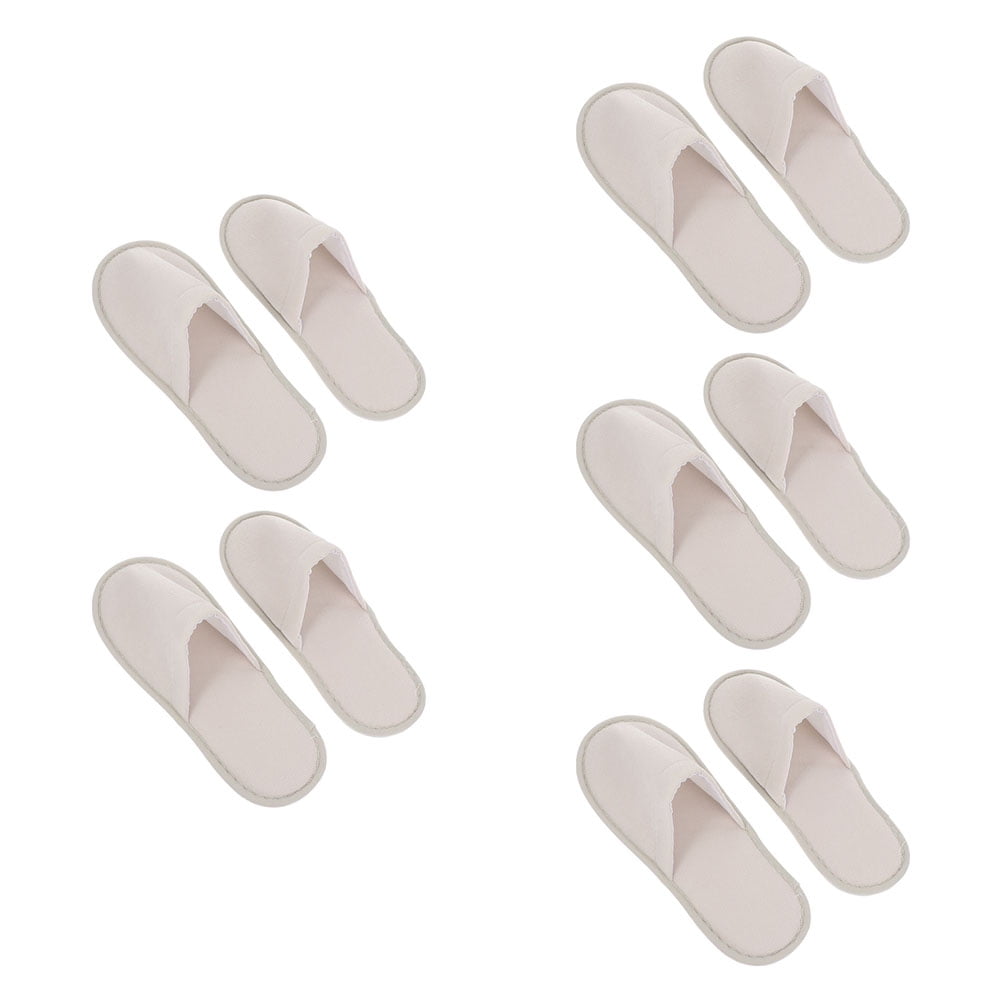 6 Pairs Disposable Slippers for Men Indoor Women Guests Universal ...