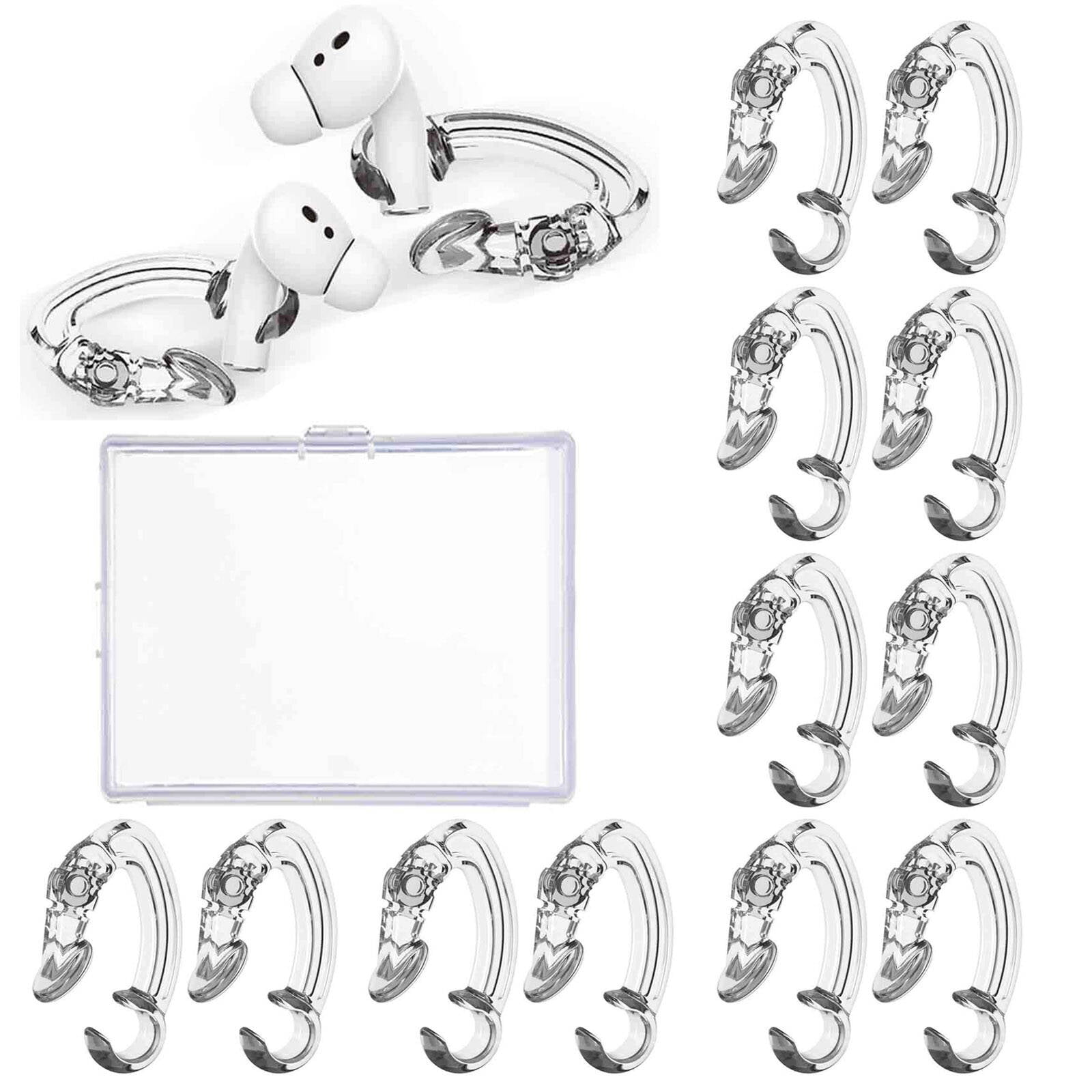 6 Pairs Ear Hooks Compatible with Apple AirPods 1, 2, 3, 4, Pro and Pro ...