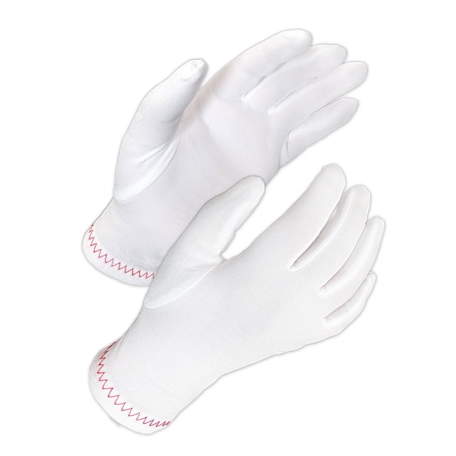 6 Pairs Gloves Legend Nylon White Inspection Safety Working Gloves ...