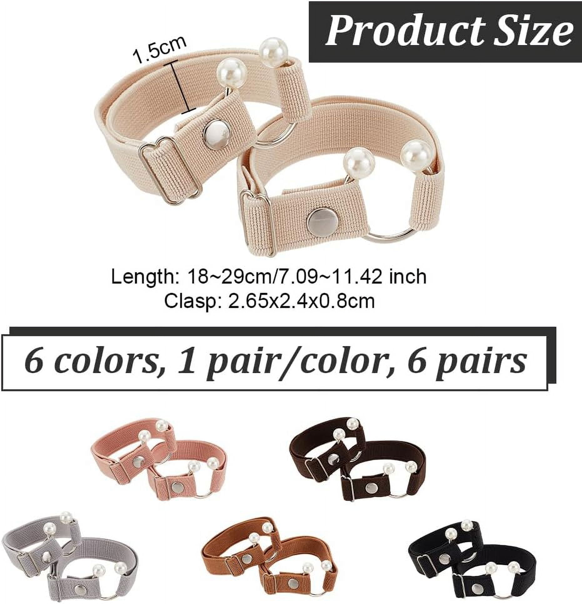 6 Pairs High Heel Anti-Loose Straps Colorful High Heel Straps with U ...