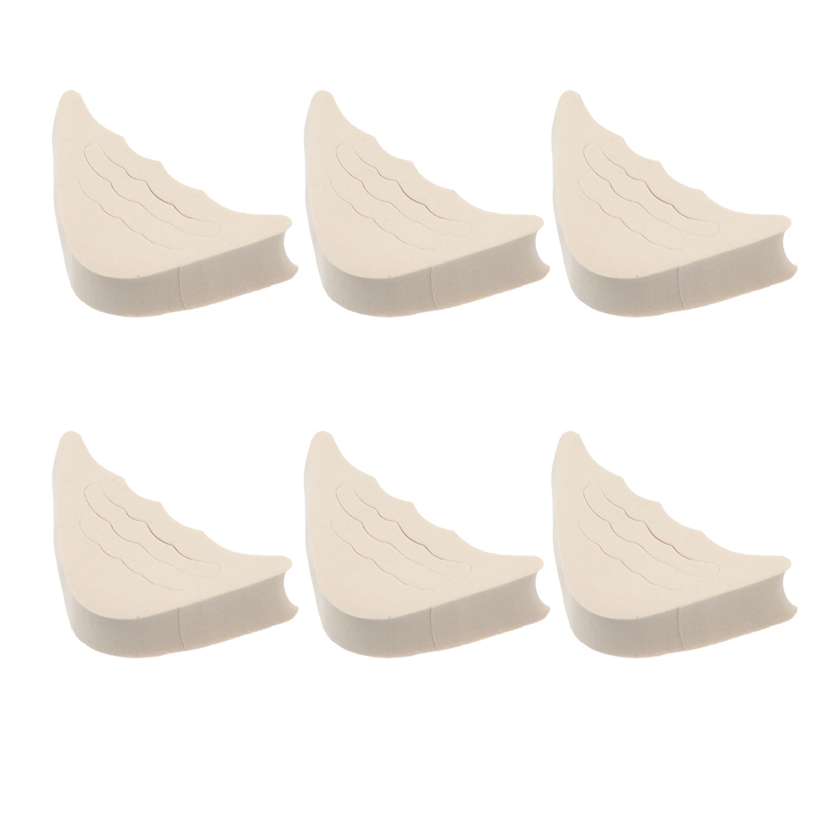 6 Pairs High Heel Toe Plug Insert Shoe Front Filler Cushion Pain Relief ...