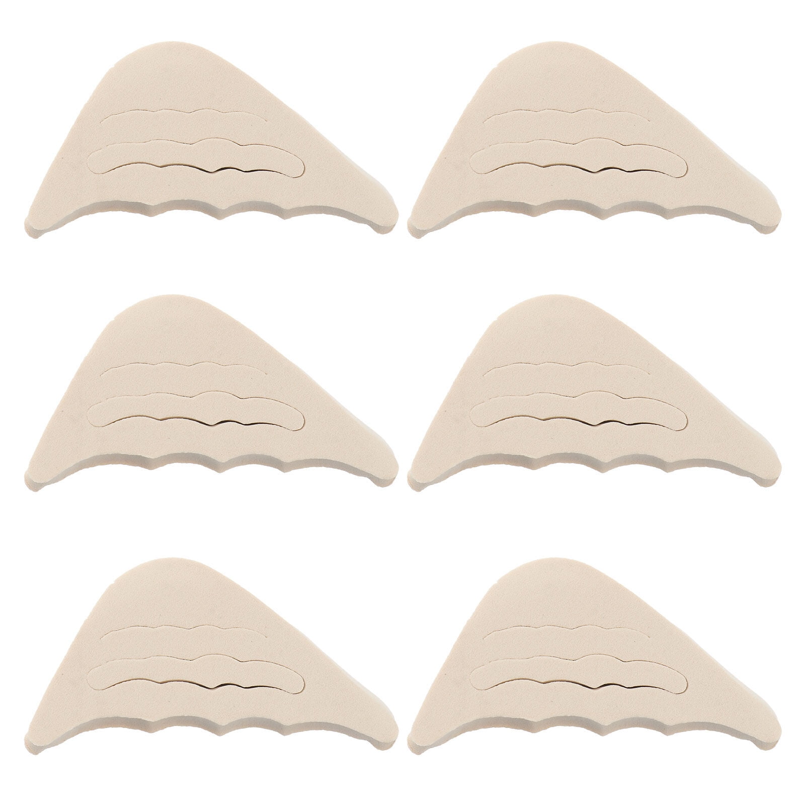 Greenadscape Shoe Toe Inserts Beige 6Pack 2.8*1.4*0.6in - Walmart.com