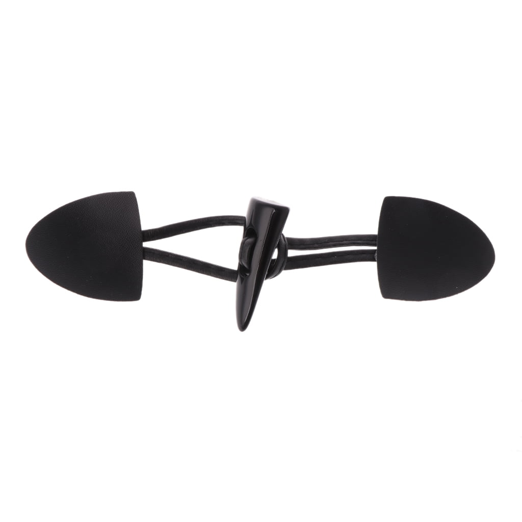 6 Pairs Leather Horn Toggle Closure Buttons Coat for Jacket Duffle ...