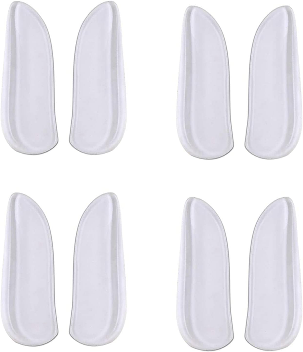 6 Pairs Medial & Lateral Heel Wedge Silicone Insoles - Corrective ...