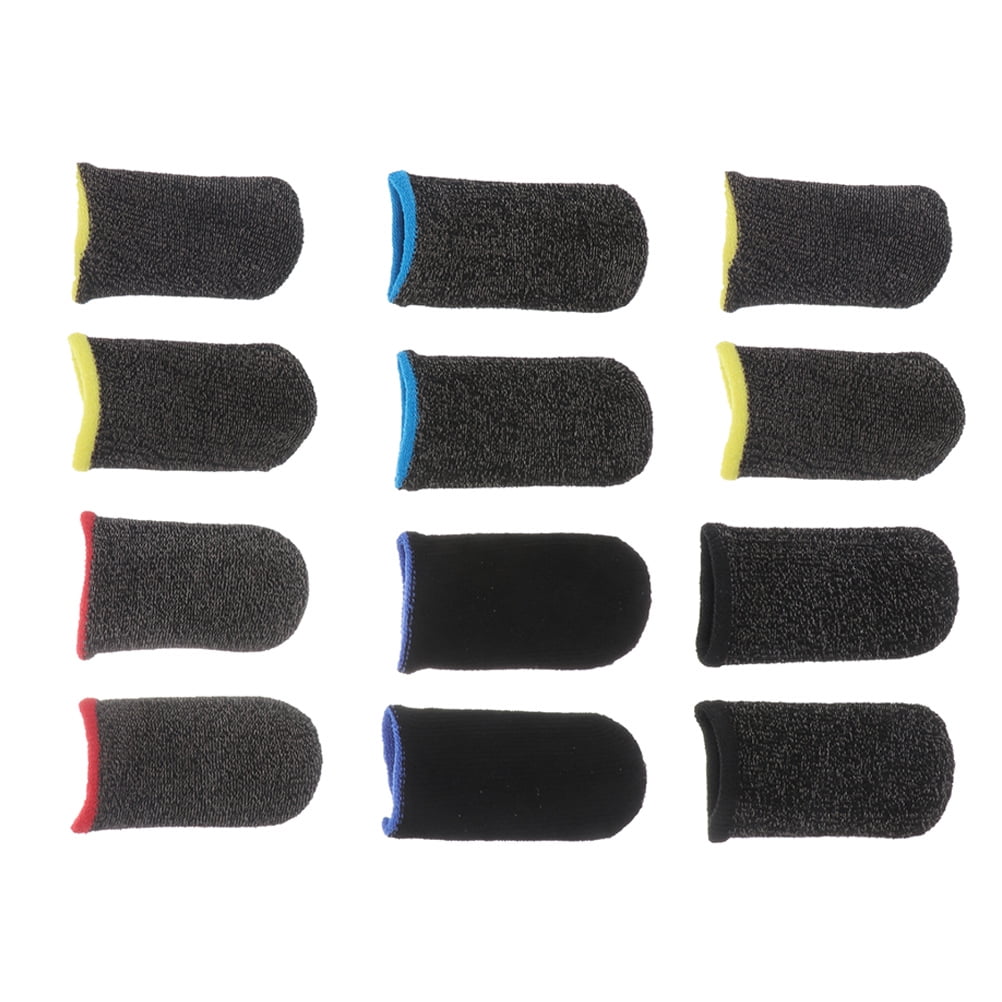 6 Pairs Mobile Game Finger Cot Gaming Sleeves Thin Section Fiber ...