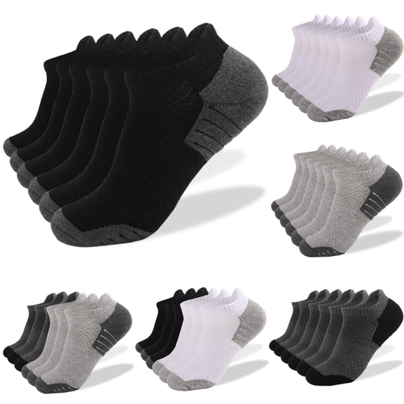 6 Pairs No Show Socks Men Low Cut Ankle Short Socks for Men Casual ...