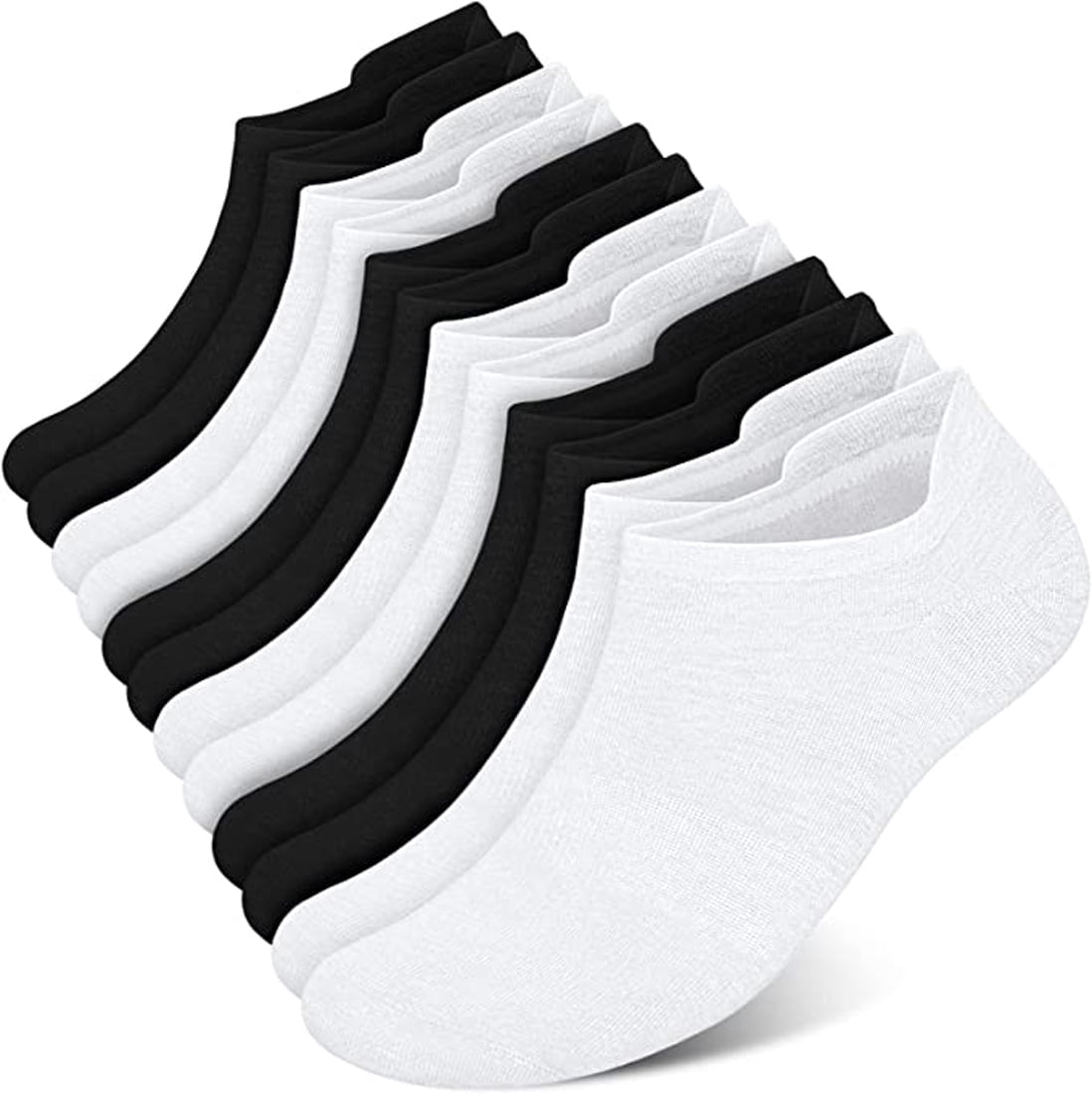 6 Pairs No Show Socks for Men,Mens Low Cut Invisible Ankle Socks,Non ...