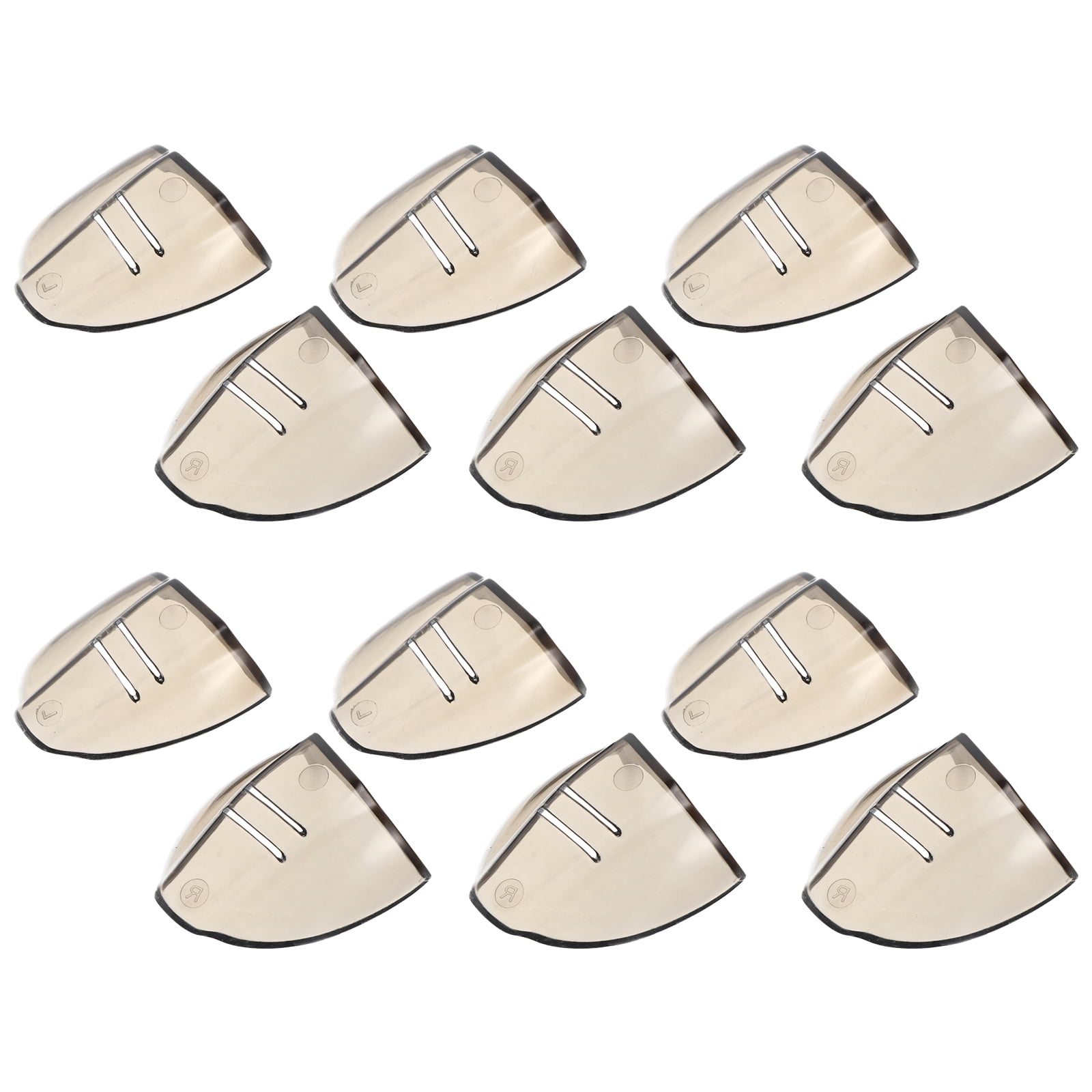 6 Pairs Protective Flanks Eyeglasses Side Shield Goggles Flap Dark ...