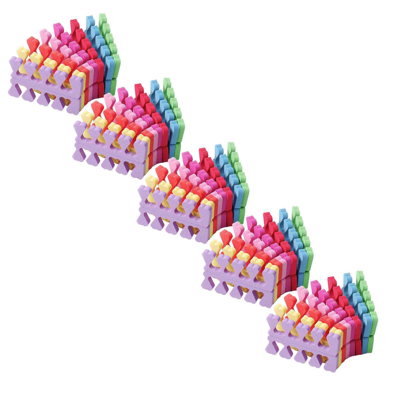 6 Pairs Random Color Toe Separators Finger Spreader Set Soft Sponge ...