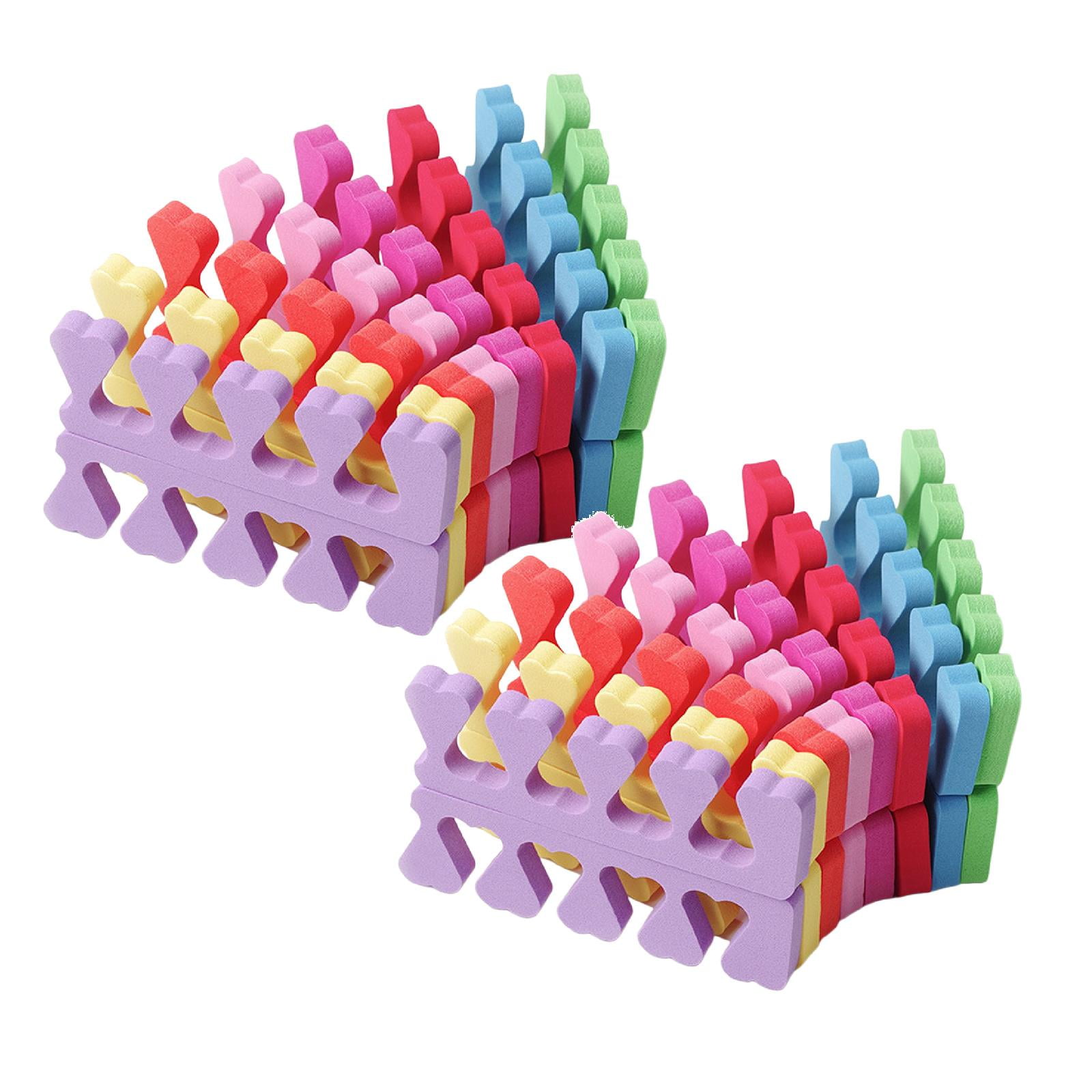 6 Pairs Random Color Toe Separators Finger Spreader Set Soft Sponge ...