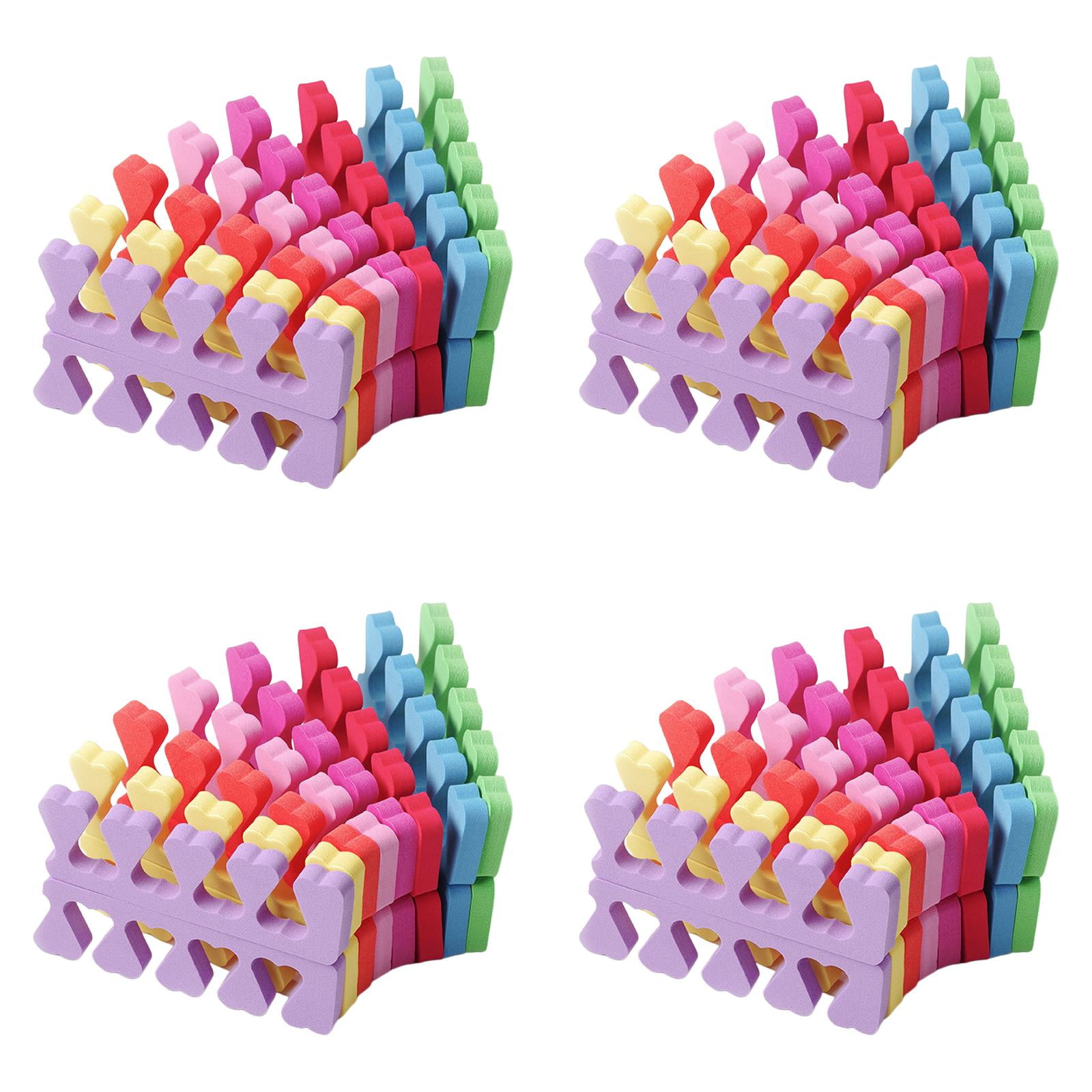 6 Pairs Random Color Toe Separators Finger Spreader Set Soft Sponge ...