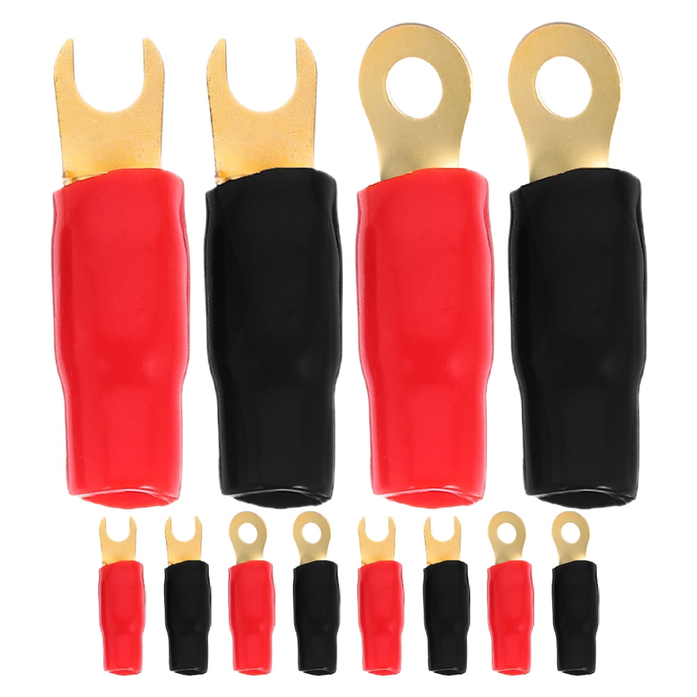 6 Pairs Ring Joint Terminal Block Insulated Crimp Connectors for ...