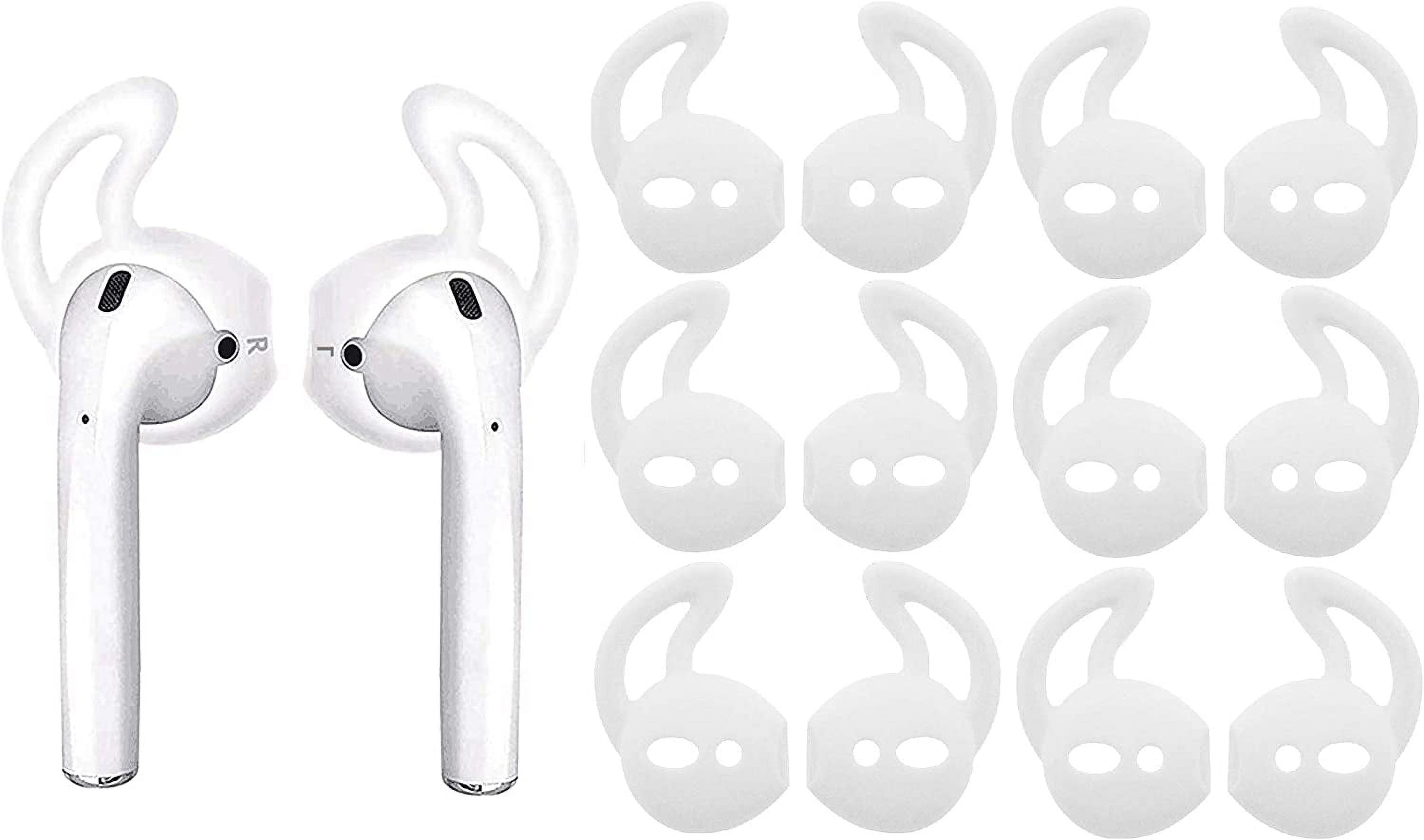 6 Pairs Silicone Ear Tips Compatible with Air Pods 1&2,Silicone Soft ...