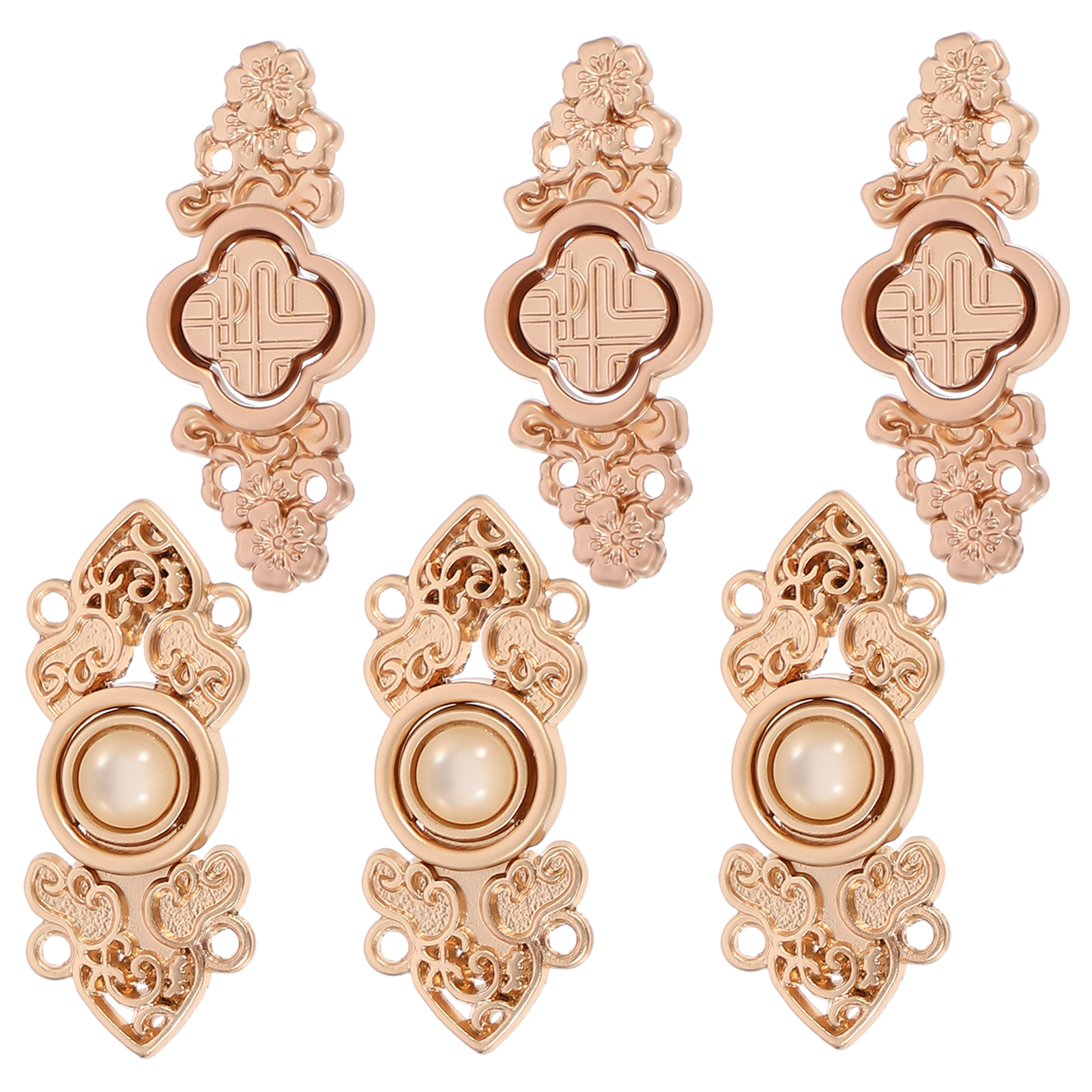 6 Pairs Studs for Clothing Button Buckle Accessory Gift Fastener ...