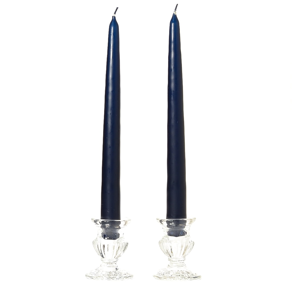 6 Pairs Taper Candles Unscented 6 Inch Navy Tapers .88 in. diameter x 6 ...