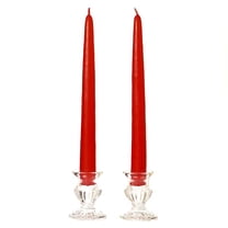 6 Pairs Taper Candles Unscented 8 Inch Brown Tapers .88 in. diameter x ...
