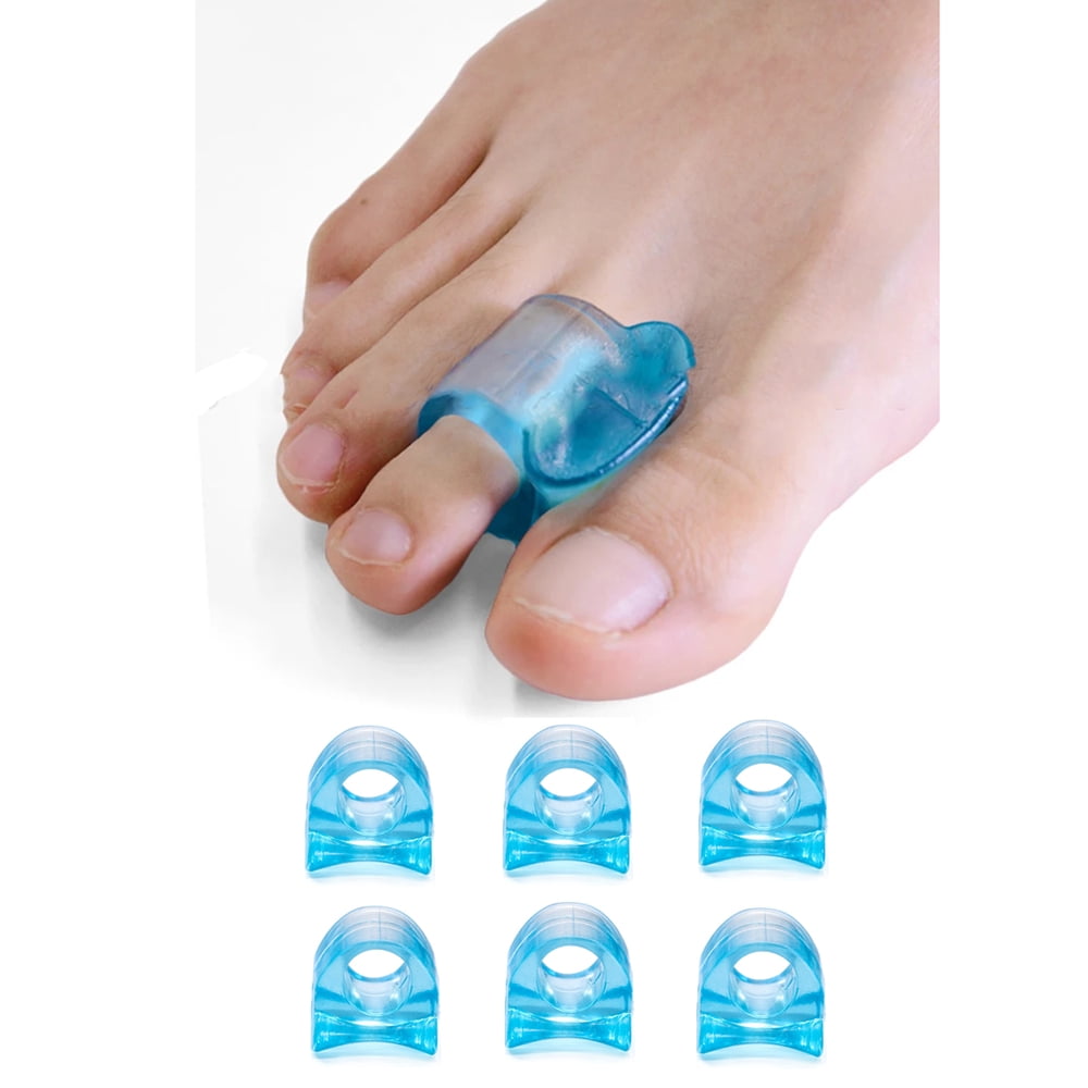 6 Pairs Toe Separators for Overlapping Toes - Gel Hammer Toe ...