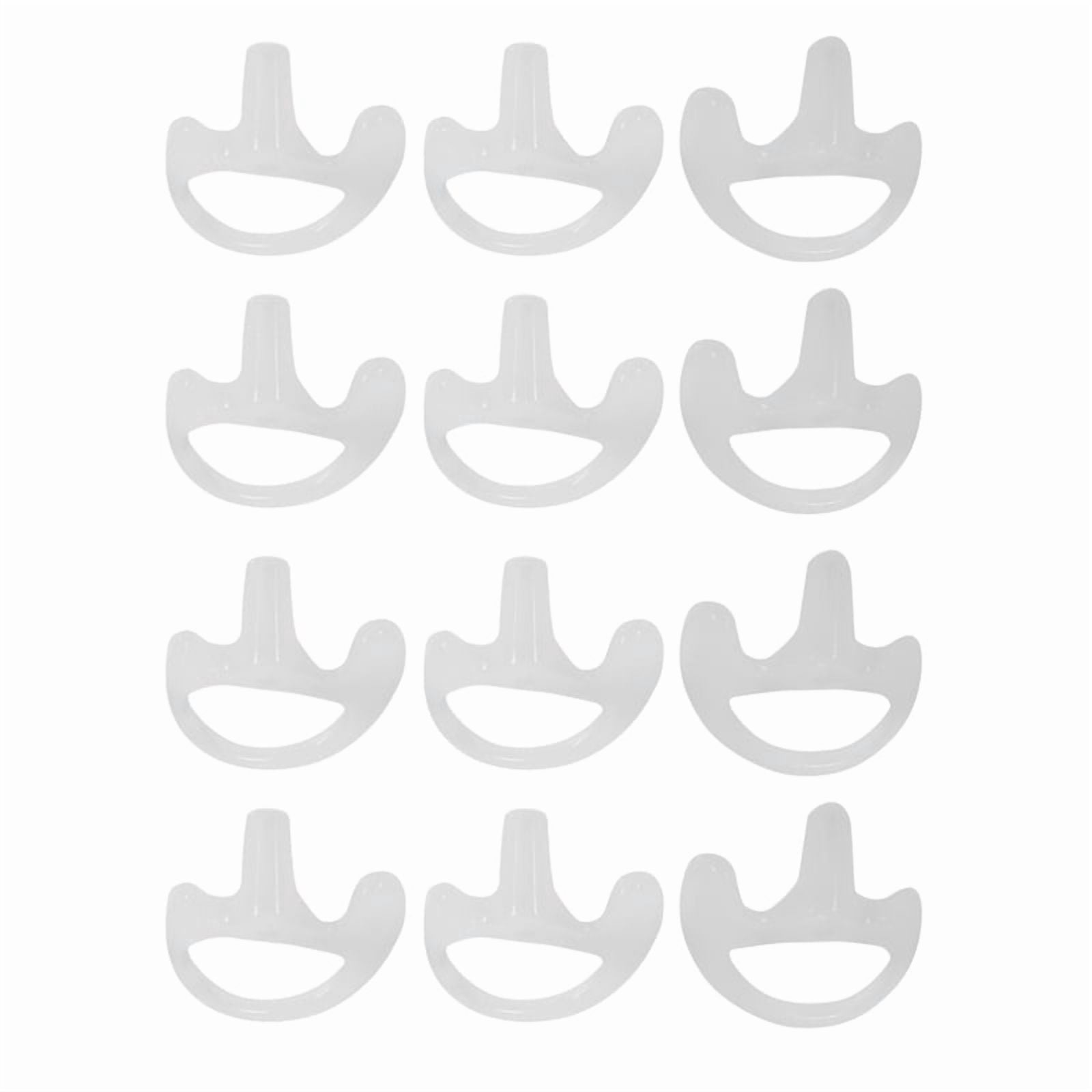 6 Pairs Transparent Silicone Soft Earbud for Walkie Talkie Covert ...