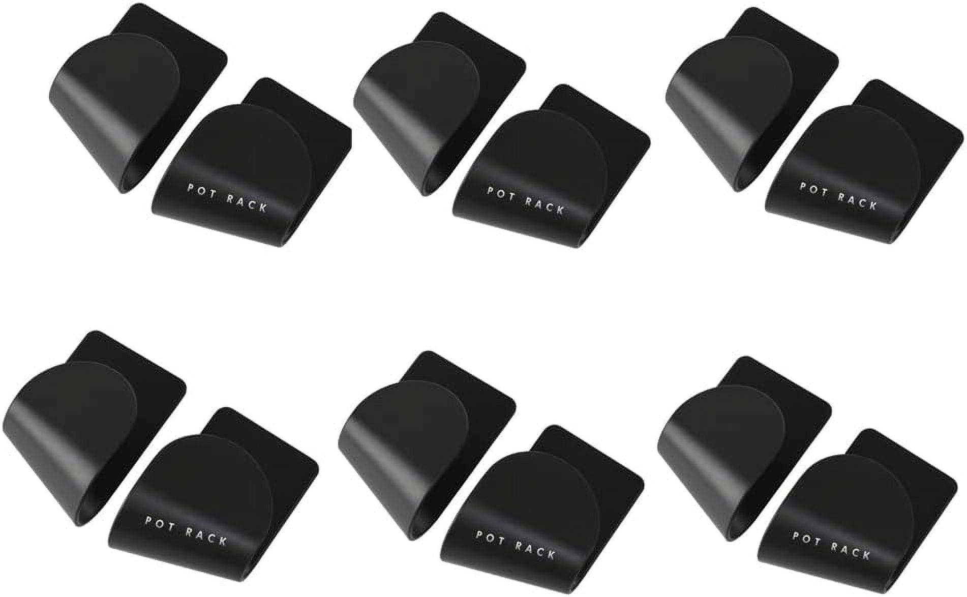 6 Pairs Wall Mount Pot Lid Organizer Rack, Pot Lid Holder Kitchen Hacks ...