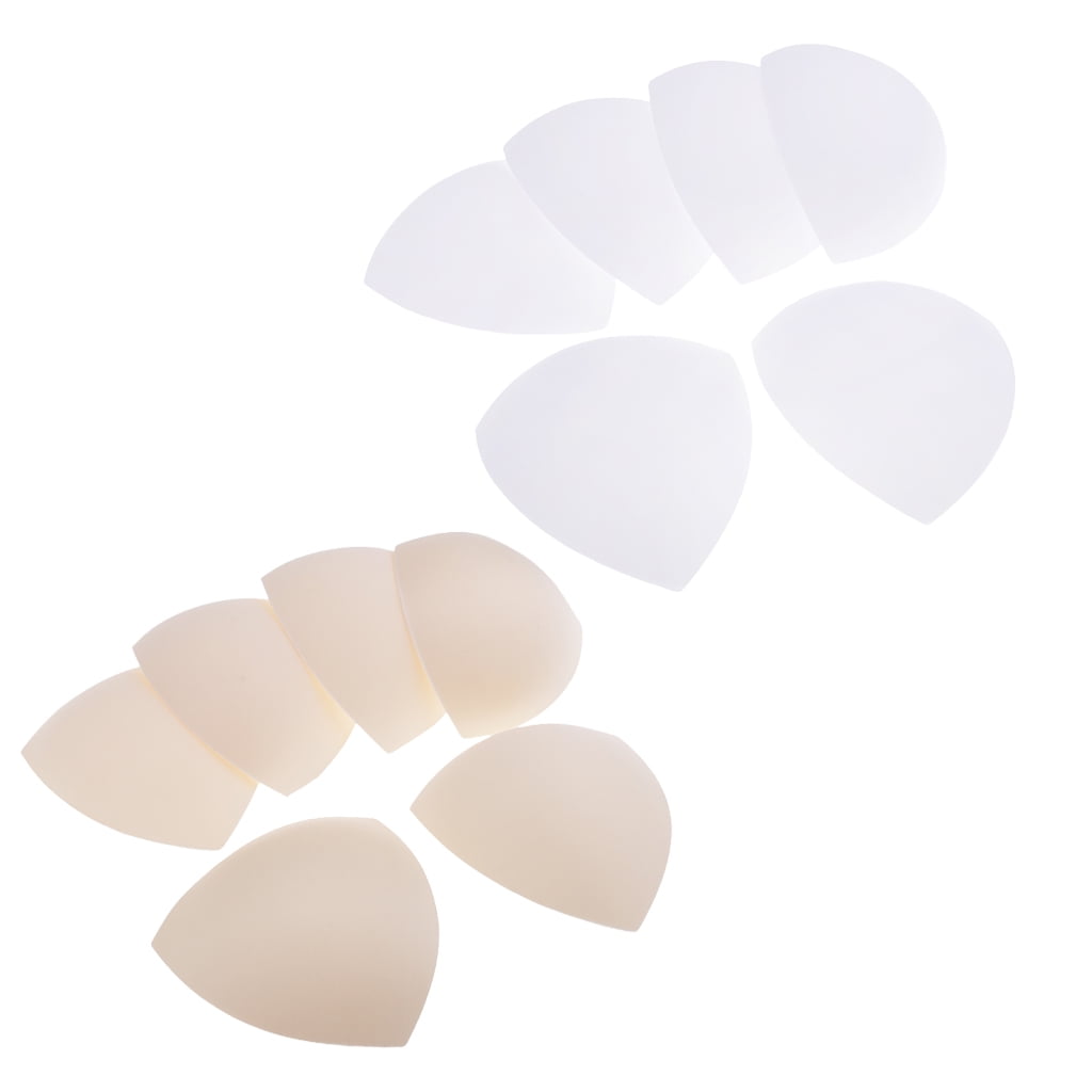 6 Pairs Women Foam Triangle Bra Insert Pads Pads for Swimsuit - Walmart.com