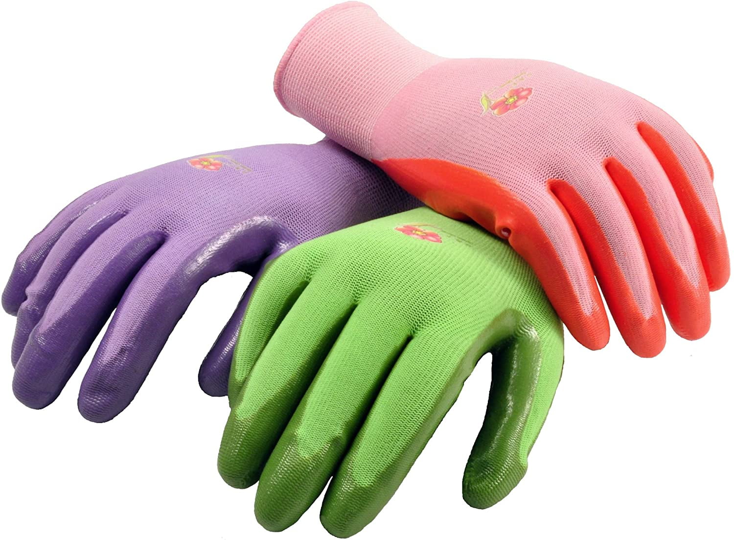 6 Pairs Women Gardening Gloves with Micro-Foam Coating - Garden Gloves ...