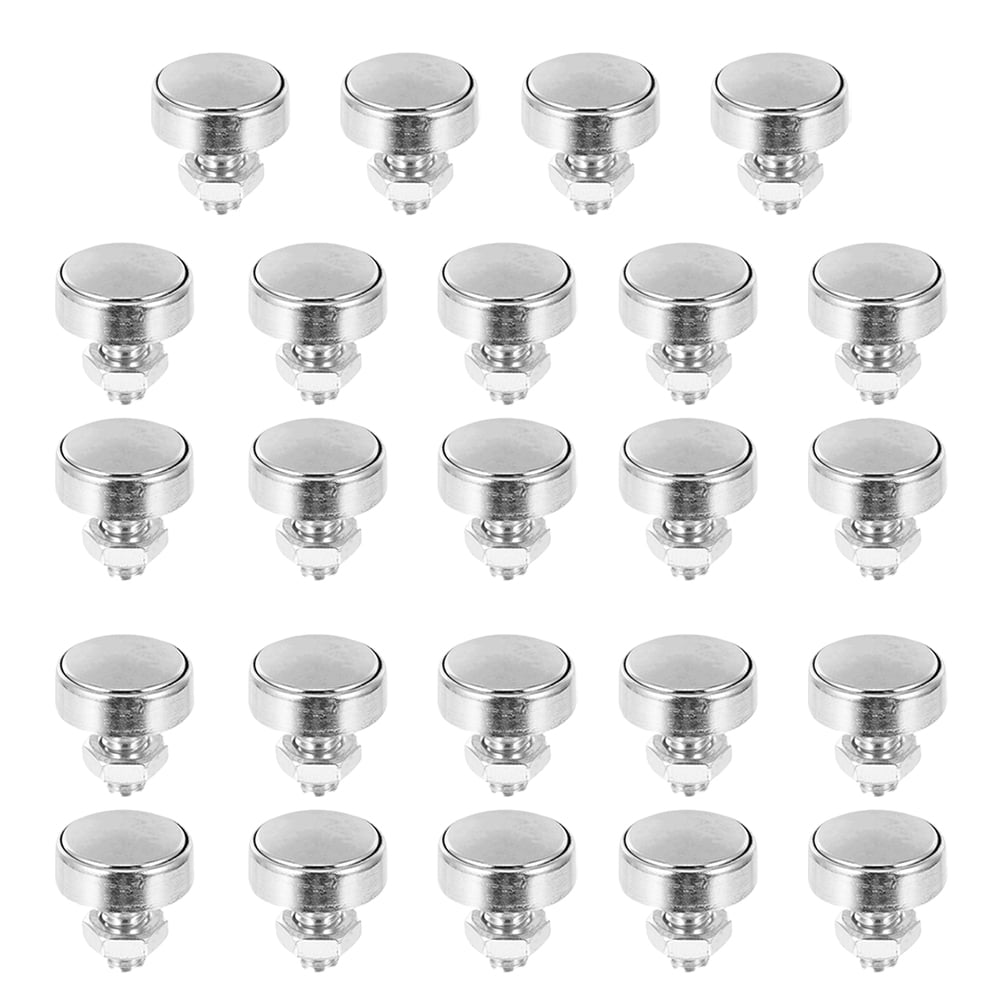 Worgeous Screws for License Plates License Plate Screws Silver 6 Pairs ...