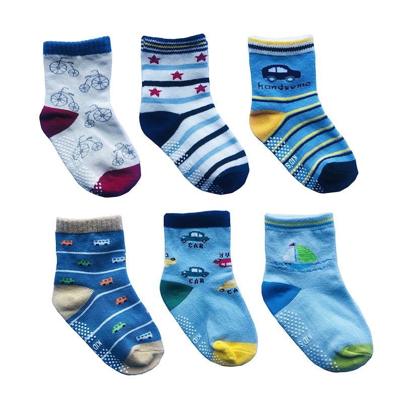 6 Pairs/lot 0 to 5 Yrs Four Seasons Sock For Boys Girl Toddlers Infants ...