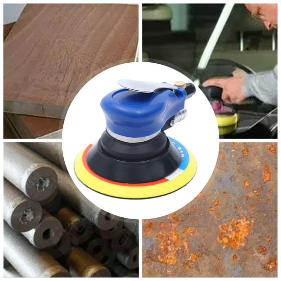 6'' Palm Air Sander Random Orbital Auto Body orbit DA Sander Tools ...