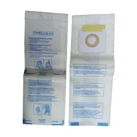 6 Panasonic U, U-3 & U-6 Upright Vacuum Cleaner Bags, Mc-V145M, Mc-115P ...