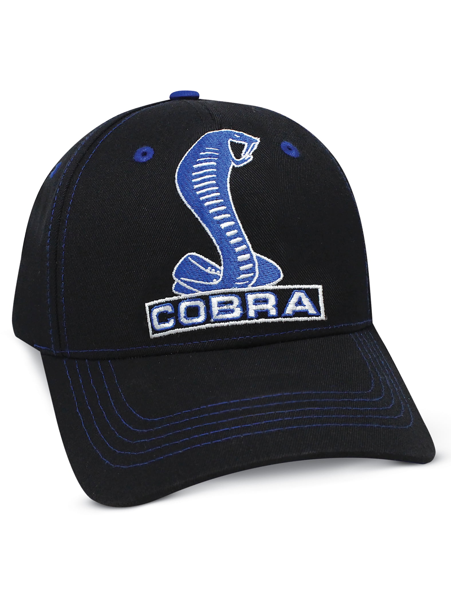 6-Panel Embroidered Shelby Cobra Baseball Cap - Walmart.com