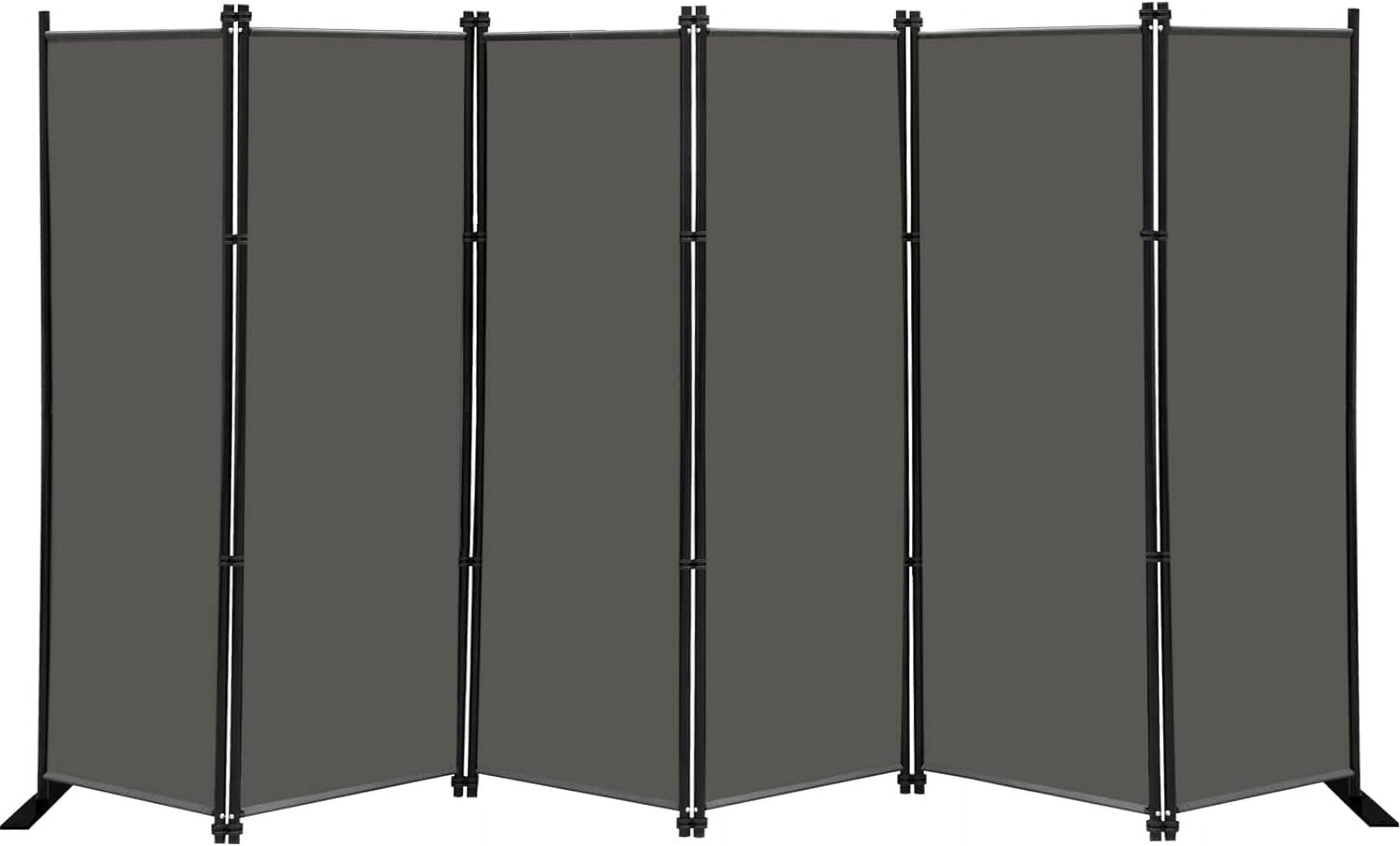 6 Panel Folding Privacy Screen 9ft Wide, 6ft Tall Partition Room ...