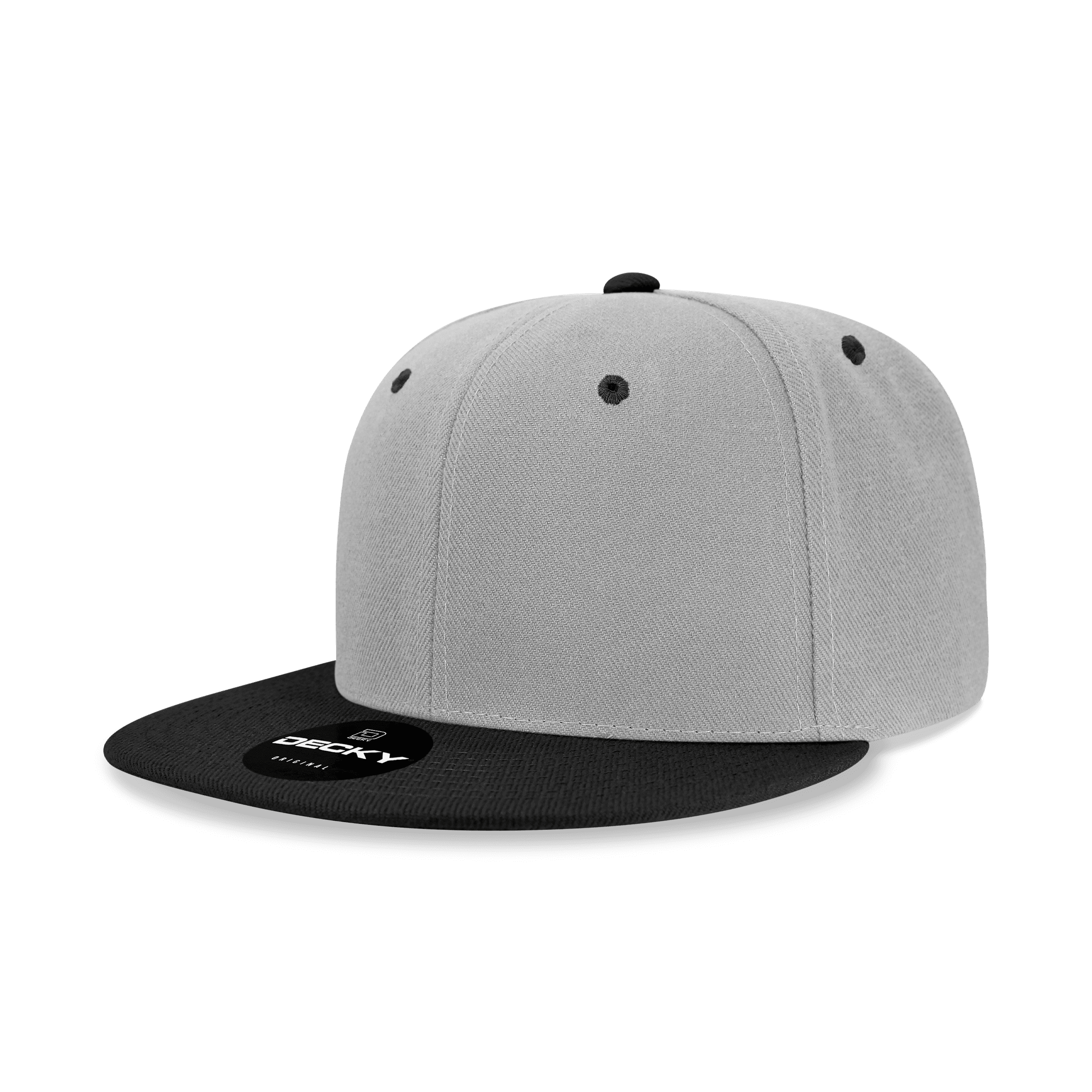 Decky 6020 6 Panel High Profile Structured Acrylic/Polyester Snapback ...