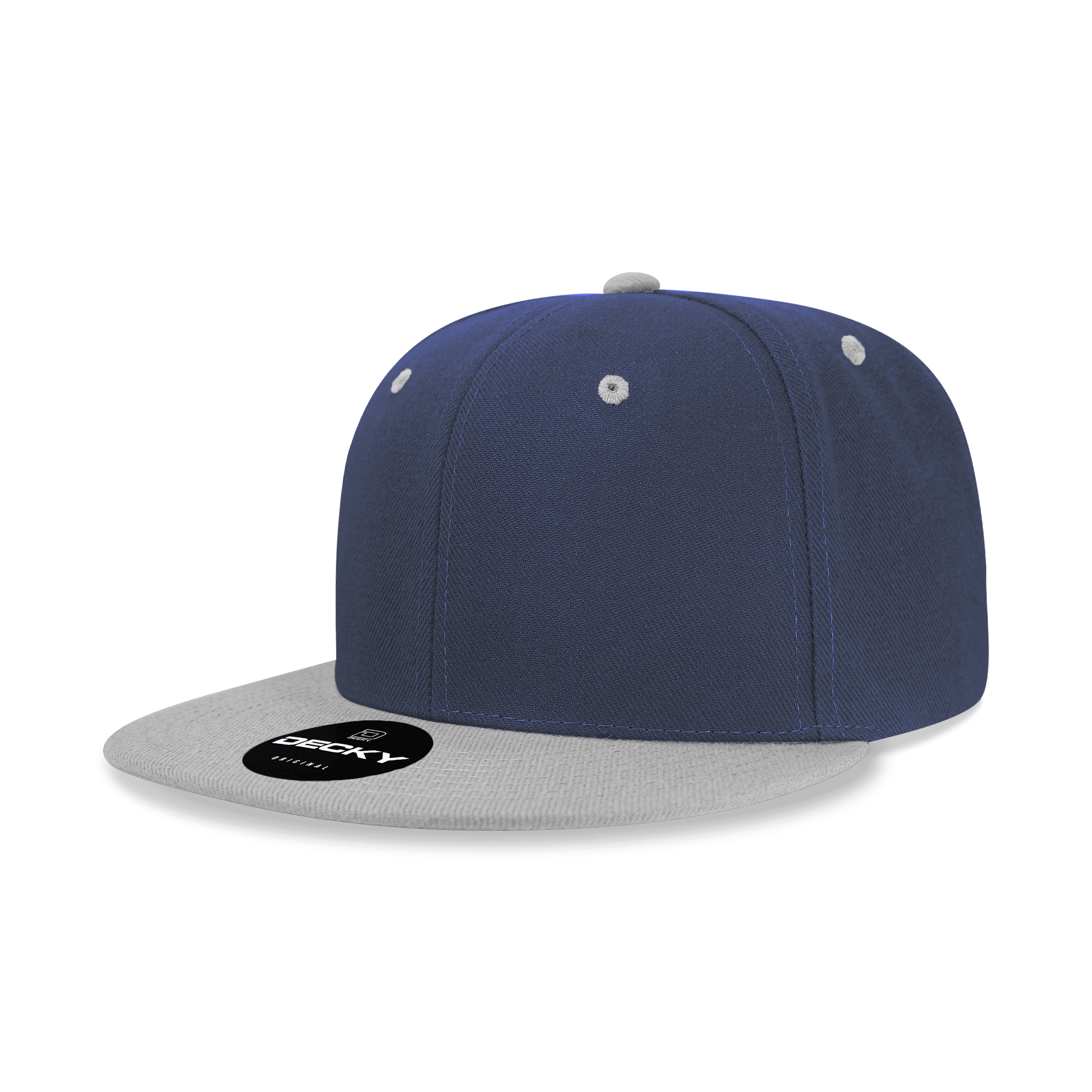 Decky 6020 6 Panel High Profile Structured Acrylic/Polyester Snapback ...