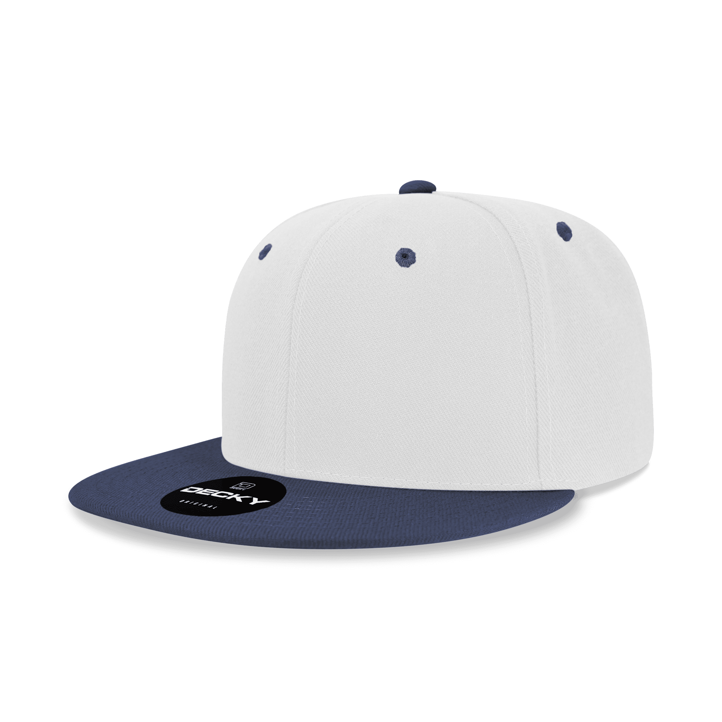 Decky 6020 6 Panel High Profile Structured Acrylic/Polyester Snapback ...