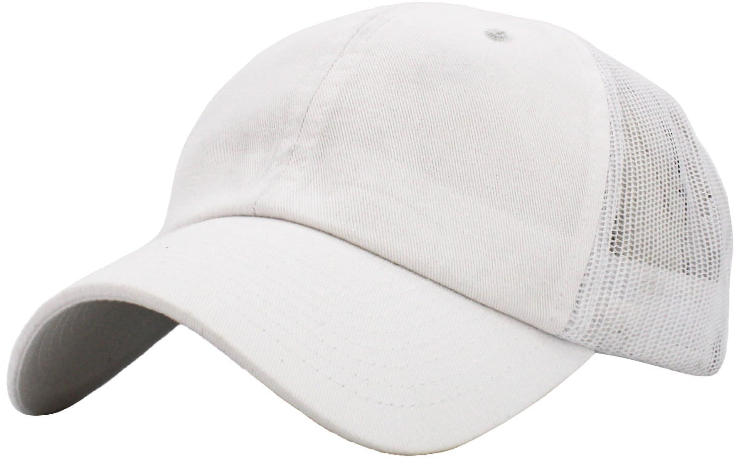 6-Panel Low Profile Unconstructed Trucker Mesh Back Dad Hat Baseball ...