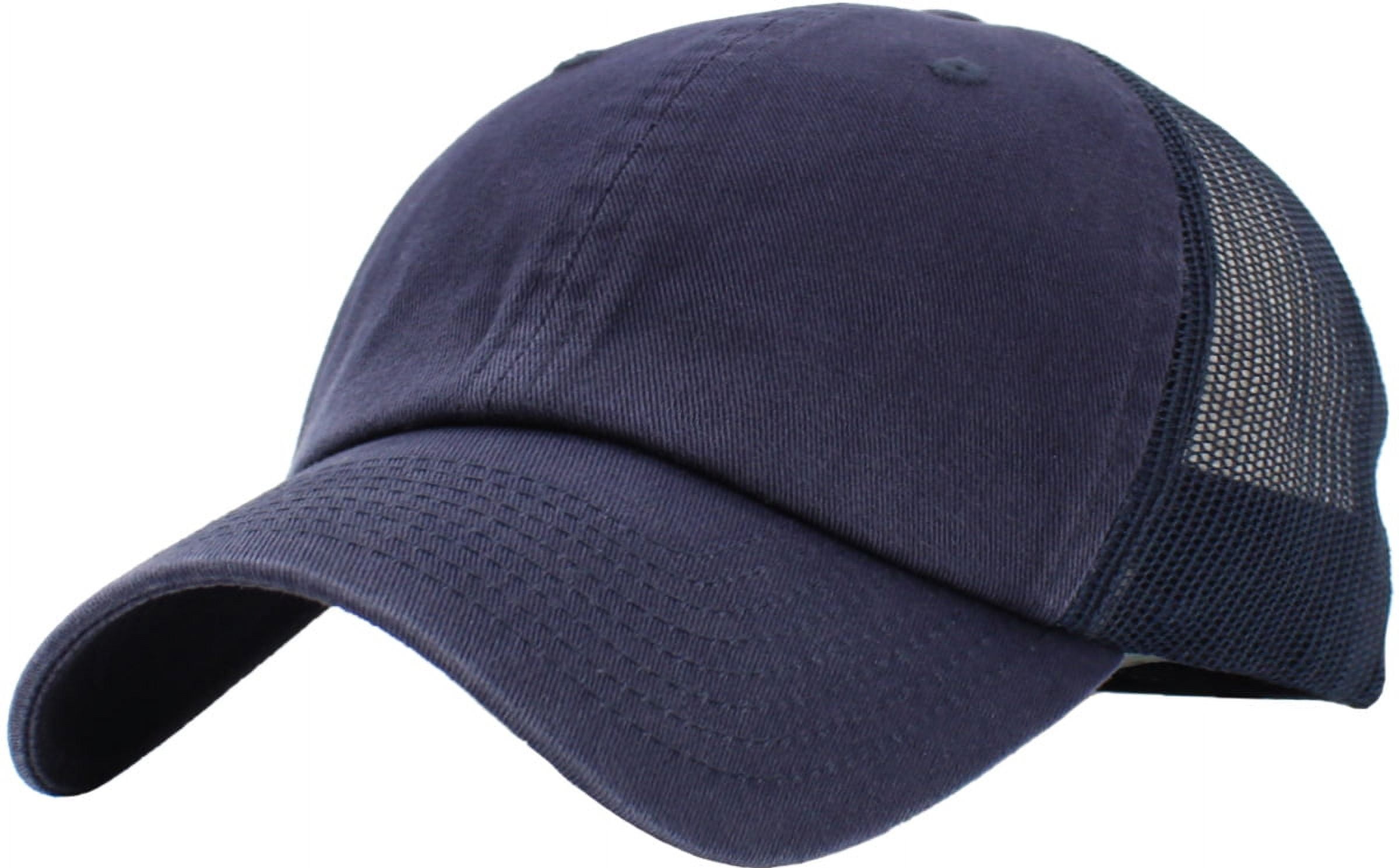 6-Panel Low Profile Unconstructed Trucker Mesh Back Dad Hat Baseball ...