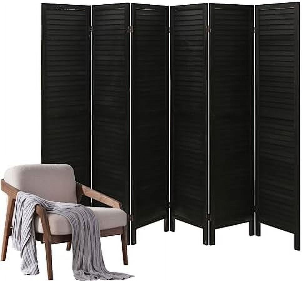 6 Panel Room Divider Weave Wood Partition Room Dividers and Folding ...