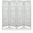 6 Panel Room Dividers Fully Assembled 5.6Ft Carved Room Dividers and ...