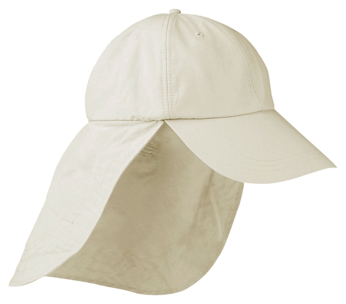 6-Panel Uv Low-Profile Cap With Elongated Bill And Neck Cape , EOM101 ...