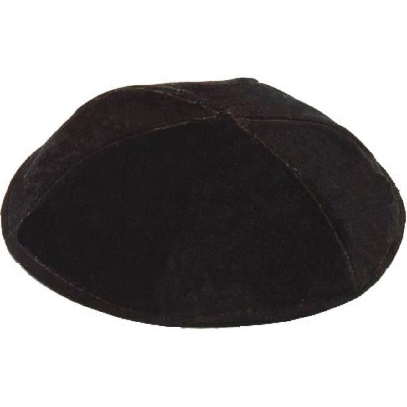 6 Part Washable Black Yarmulke with Rim, Size 3 - Walmart.com