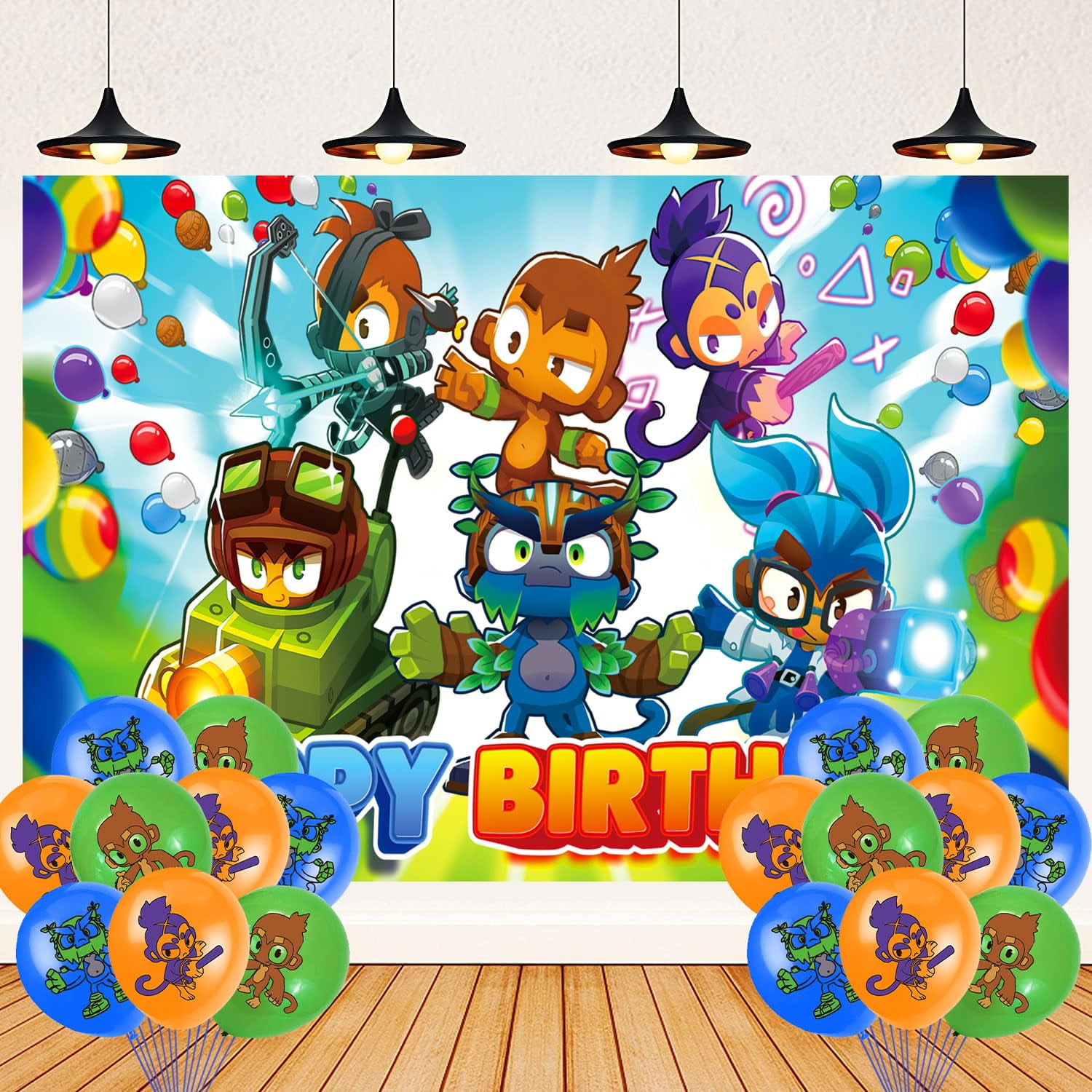 𝓑𝓵𝓸𝓸𝓷𝓼 𝓣𝓓 6 Party Banner, 𝓑𝓵𝓸𝓸𝓷𝓼 𝓣𝓓 Video Game Backdrop 7x5 𝓑𝓵𝓸𝓸𝓷𝓼 𝓣𝓓 6 ...