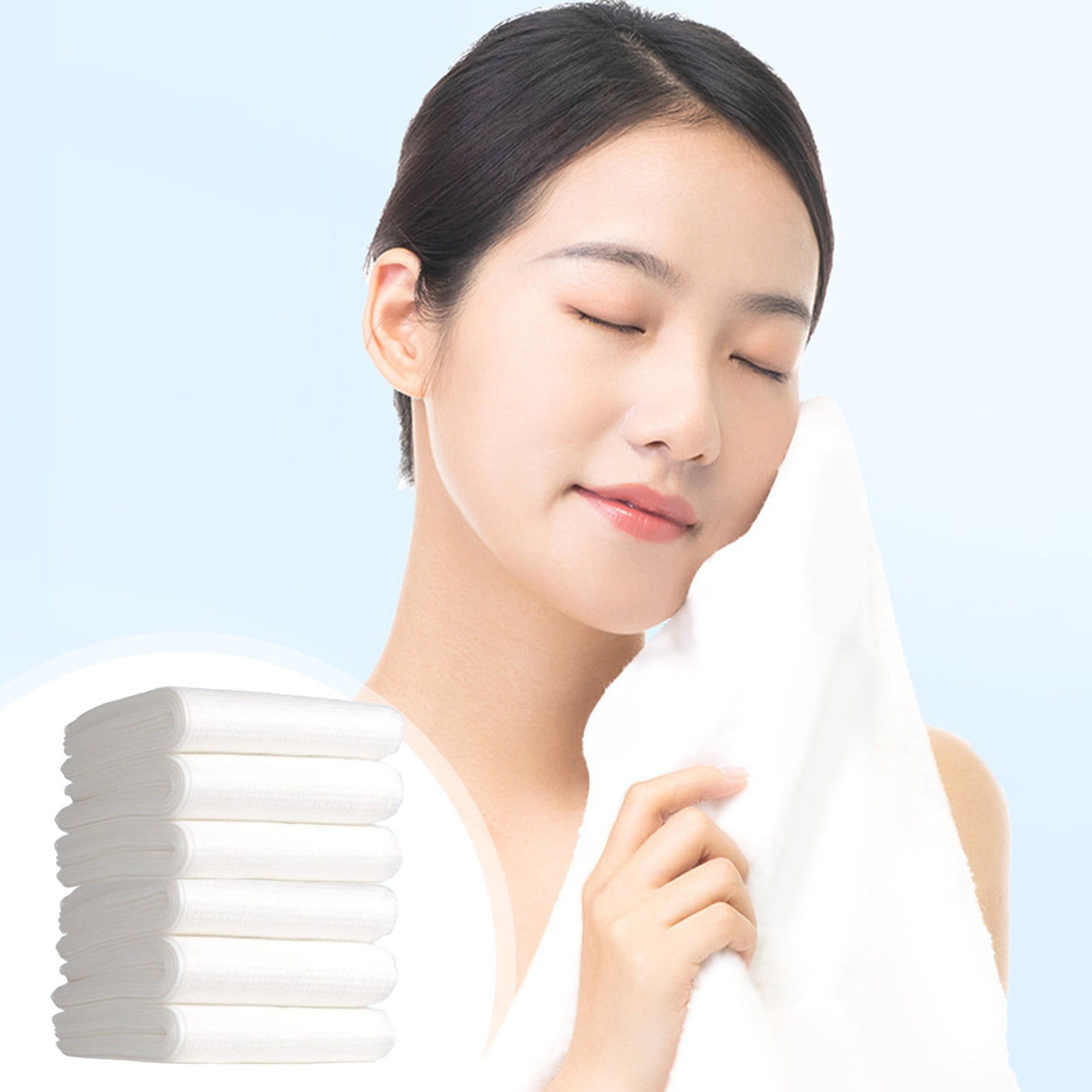 6 Pc Disposable Bath Towel Large Portable Thick Towel, Disposable Bath ...