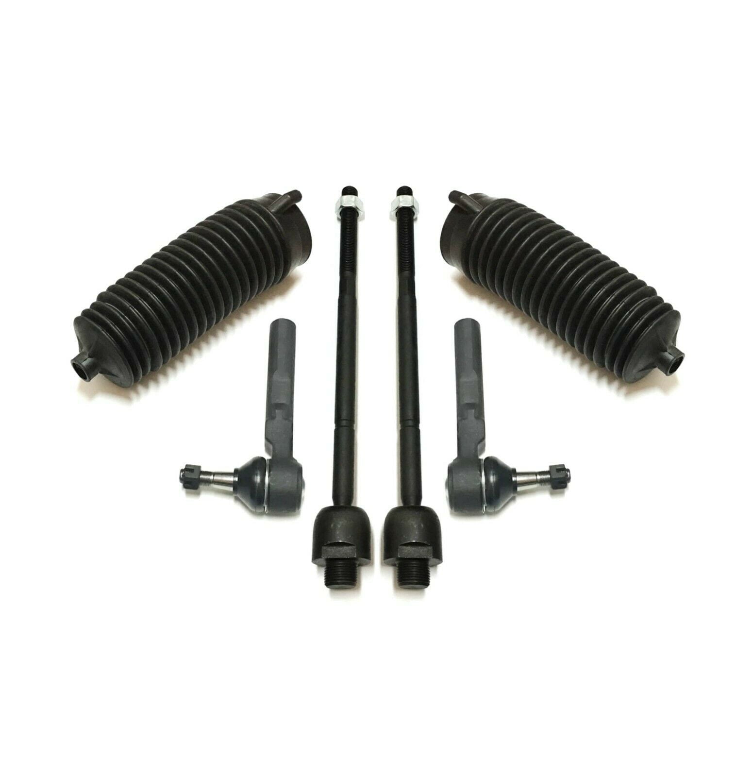 PartsW 6 Pc Tie Rod Ends & Steering Gear Bellow Boots for RWD Models ...