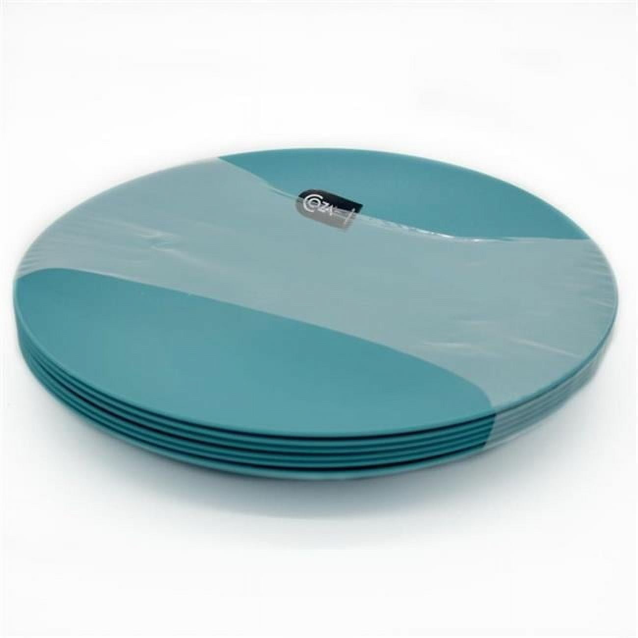 6-Pc Plastic Dish Set (Only dishes) 10 Inch Diameter BPA Free, Blue ...