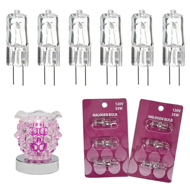 6 Pc Halogen Bulb Replacement for Electric Fragrance Diffuser, Oil ...