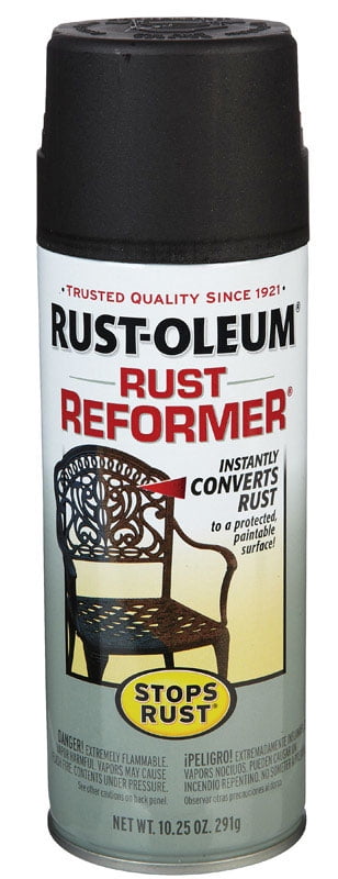 6 Pc Rust Oleum Stops Rust Indoor And Outdoor Flat Black Oil Based